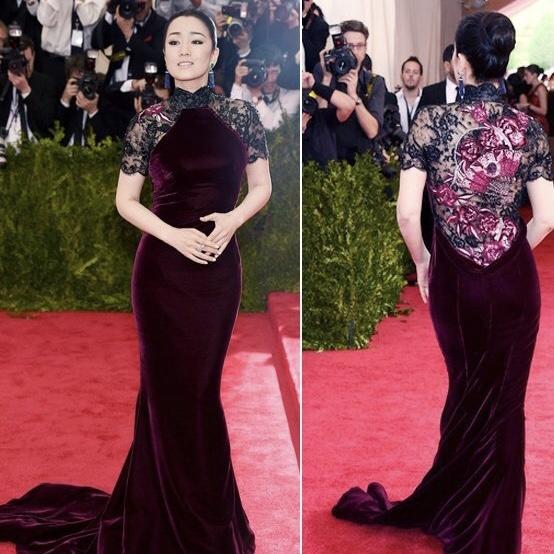The most beautiful is Gong Li wearing a cheongsam dress, with noble ...