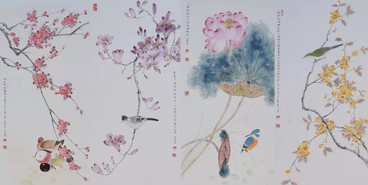 Wonderful workmanship drawing a beautiful landscape-Wang Haining's ...
