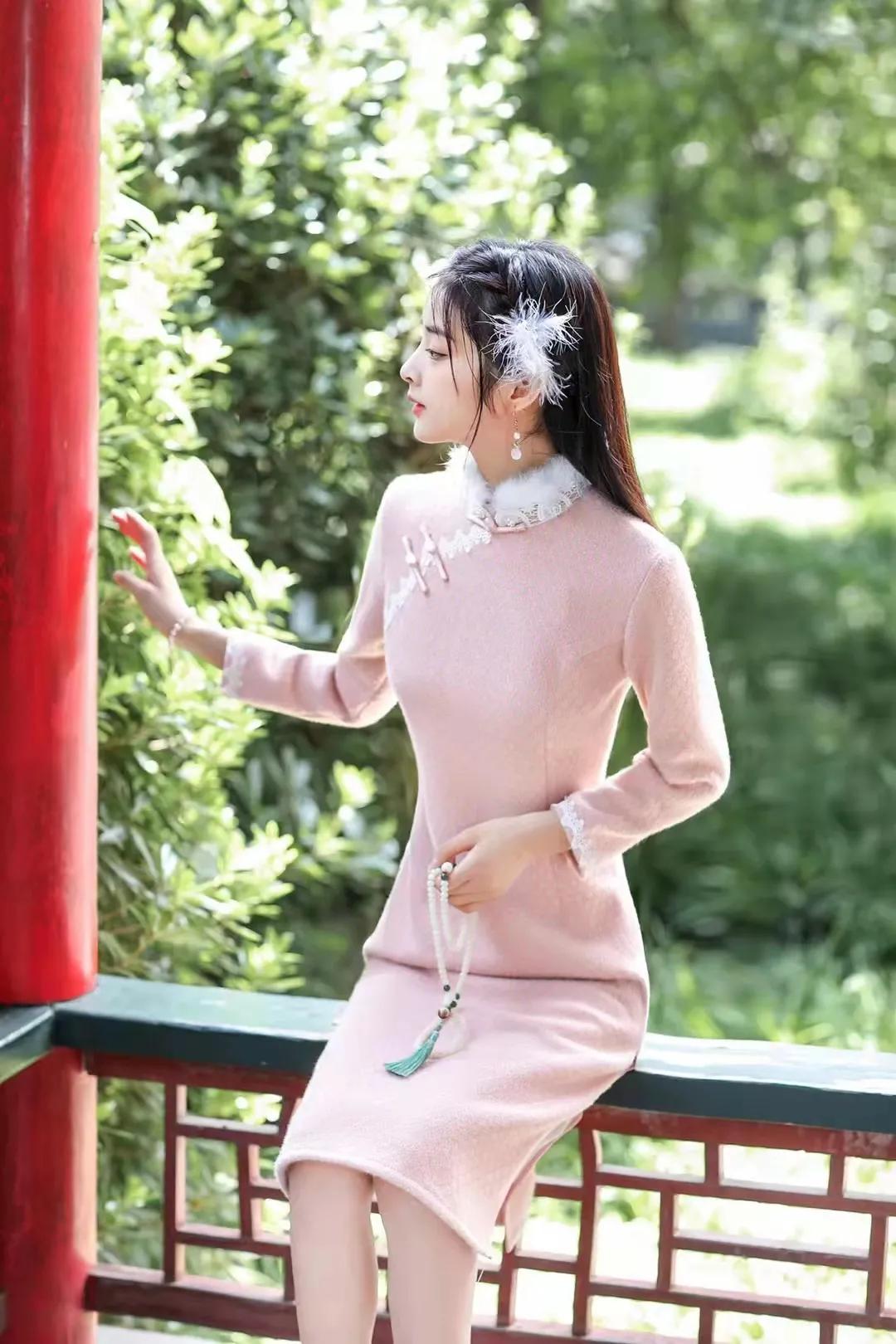 Fenrun ethnic style long cheongsam, return you to the pretty lady who ...