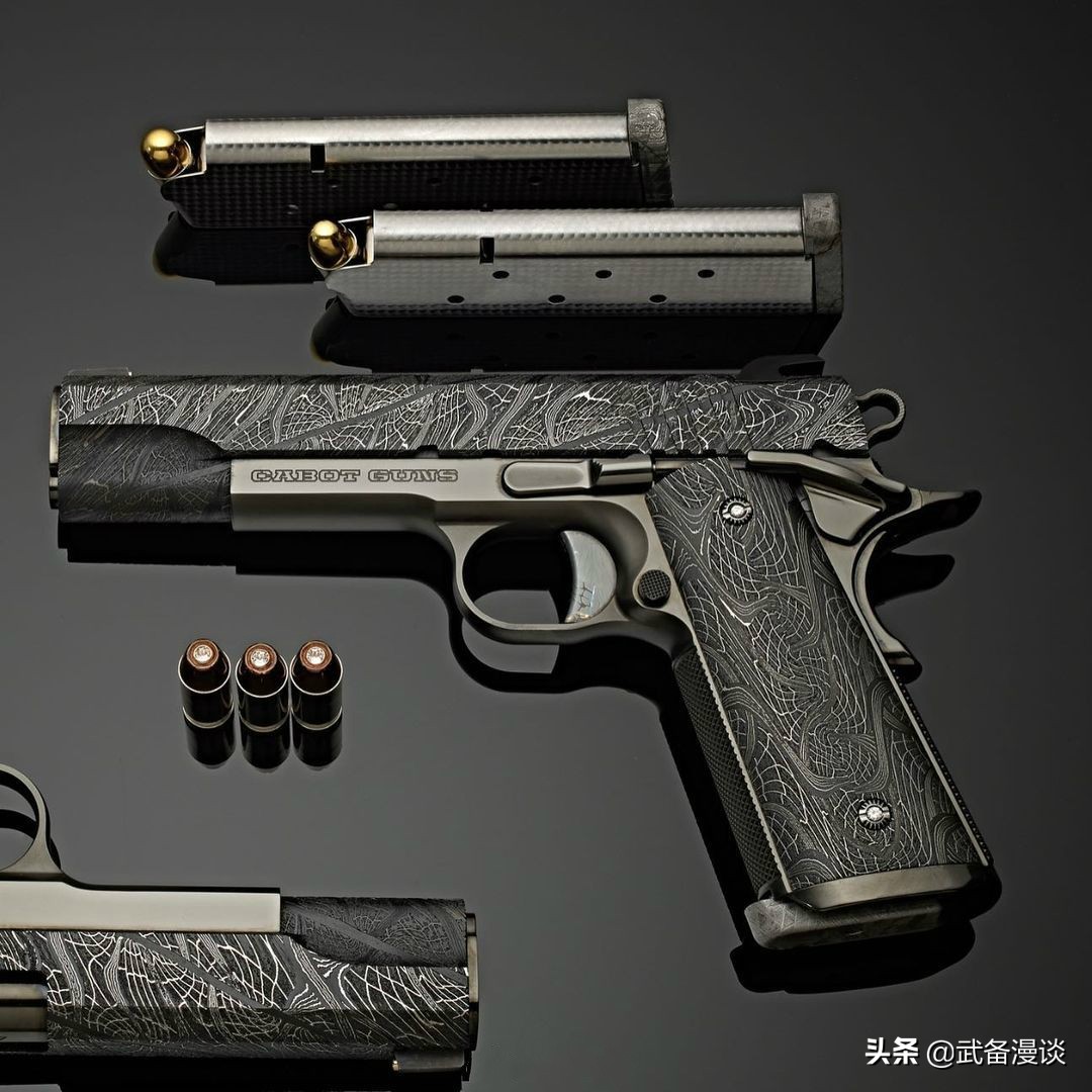 American custom-made 1911 pistol, beautiful pictures are better than ...