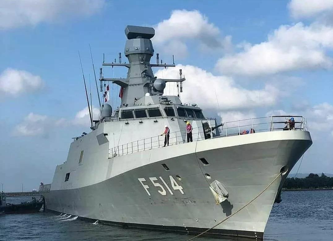 Littoral combat ship island-class frigate of the Ottoman Empire with ...