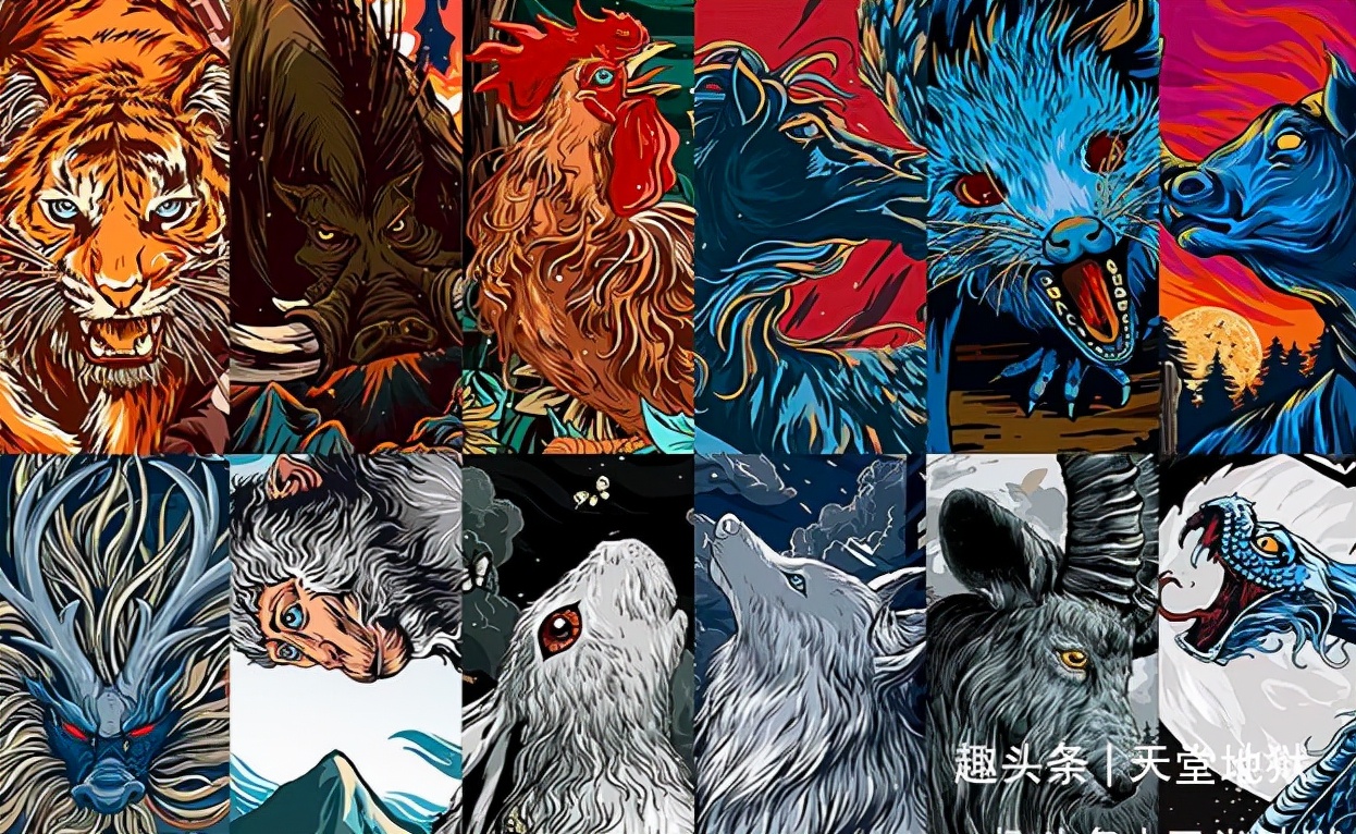 The monsters in Chinese mythology, the cat monsters floating outside ...