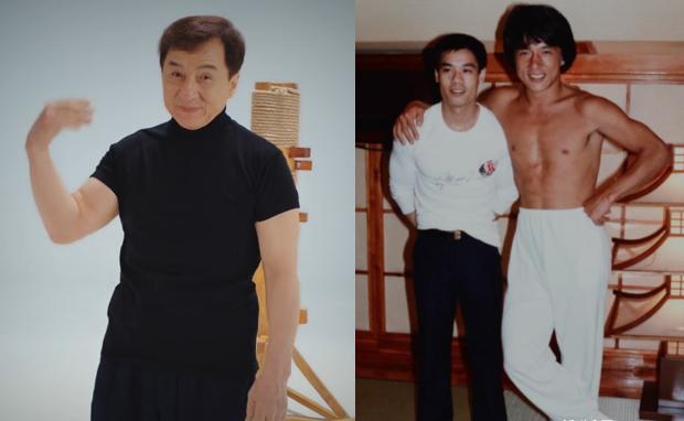 67-year-old Jackie Chan punches super fast!A body with strong muscles ...