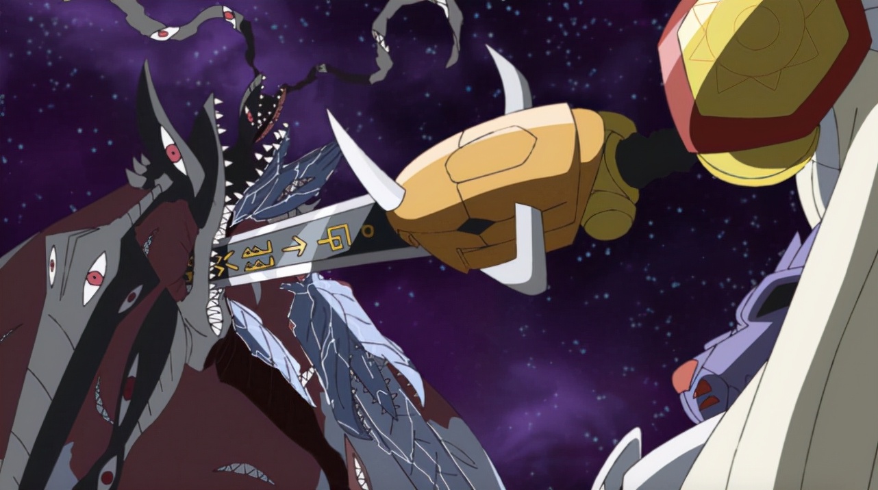 New Digimon ending: Omegamon has two swords and two artillery, the ...