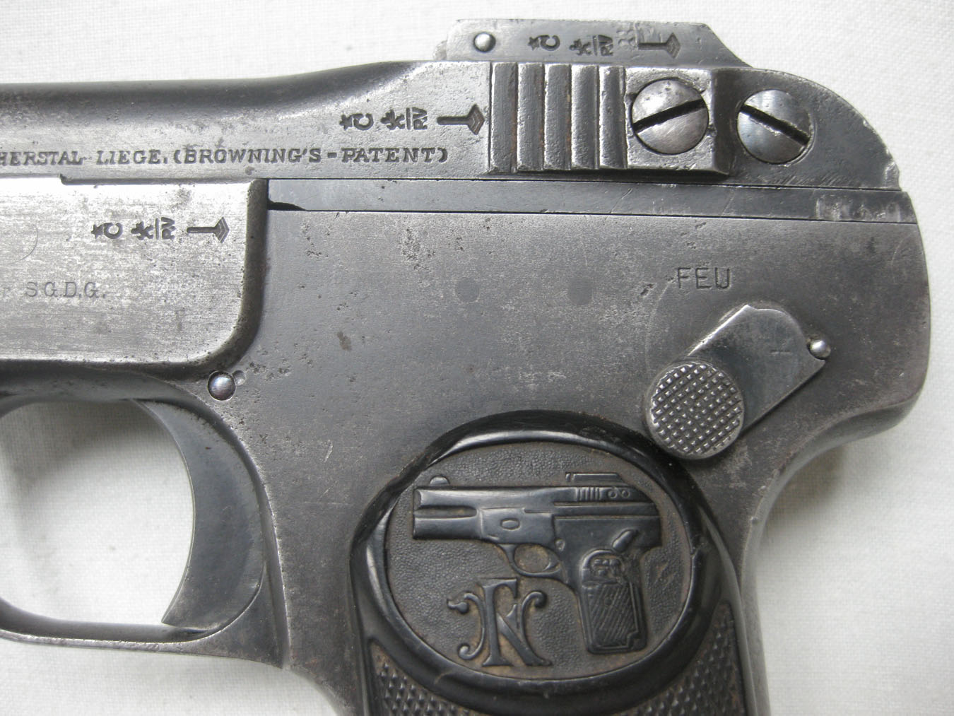 Browning's masterpiece of the century-Browning M1900 pistol - iNEWS