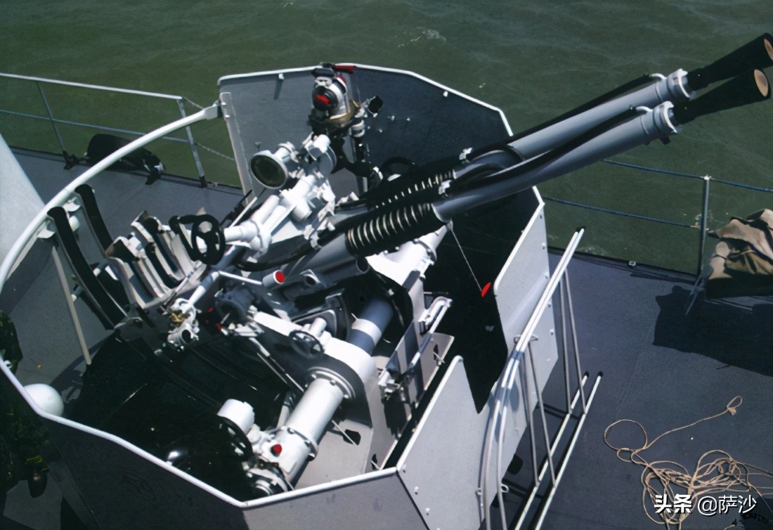 The hero gun of the Xisha naval battle, Type 61 twin 37mm naval guns ...