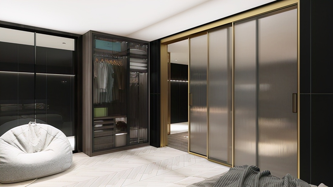 Play with minimalist aesthetics!Living room panoramic door, easy to ...