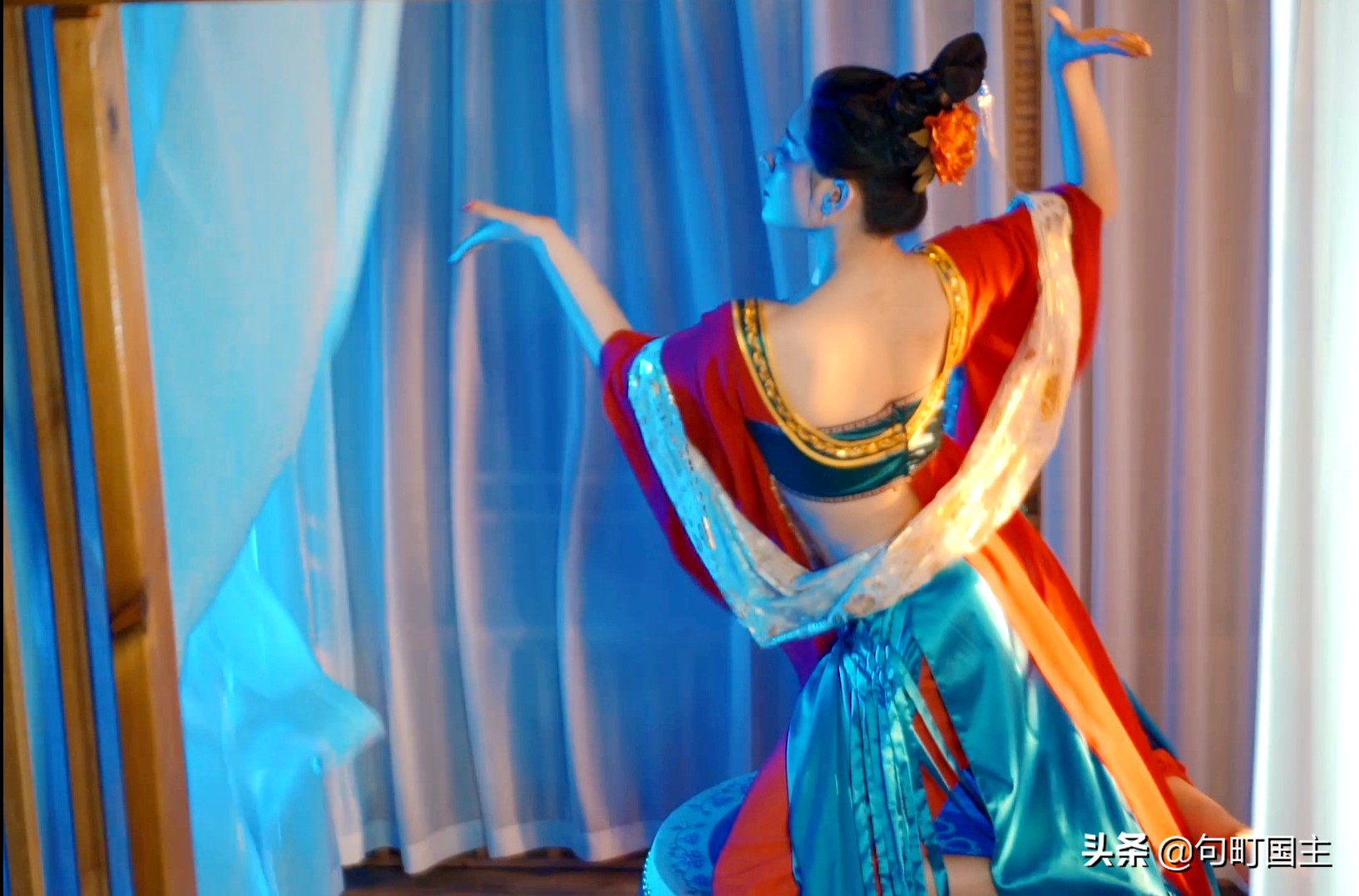 178 Liu Sun's costume photos are graceful and beautiful, saying that ...