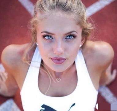 Erika Schmidt, the most beautiful track and field goddess in Germany ...