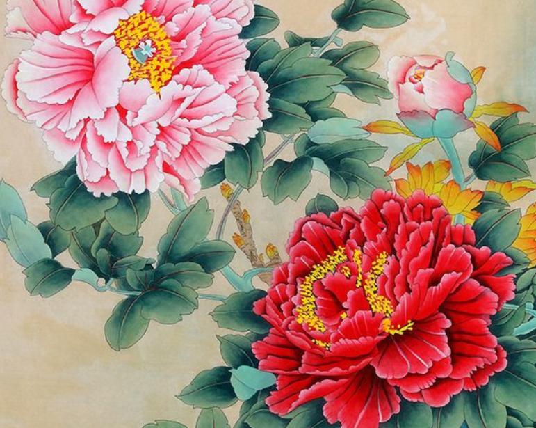 Only the true color of peony can move the capital when the flowers ...