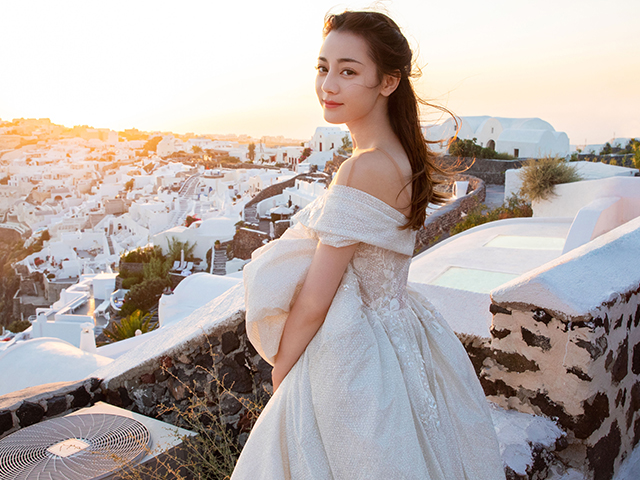The wedding dresses of Yang Chaoyue, Zheng Shuang, Di Lieba, Tang Yan ...