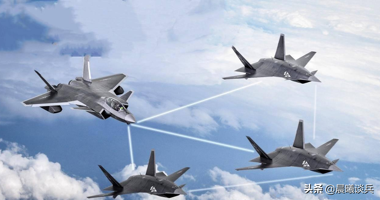 The Chinese Air Force's curve begins to super "beautiful". UAVs ...