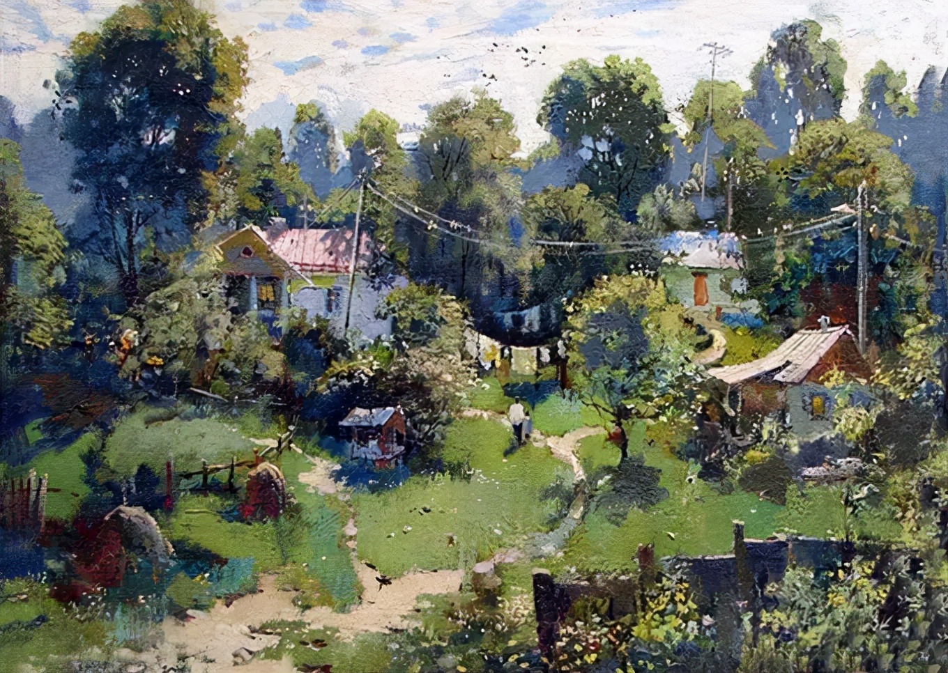 Lieutenant Art: This Ukrainian painter Anatoni's landscape oil painting ...