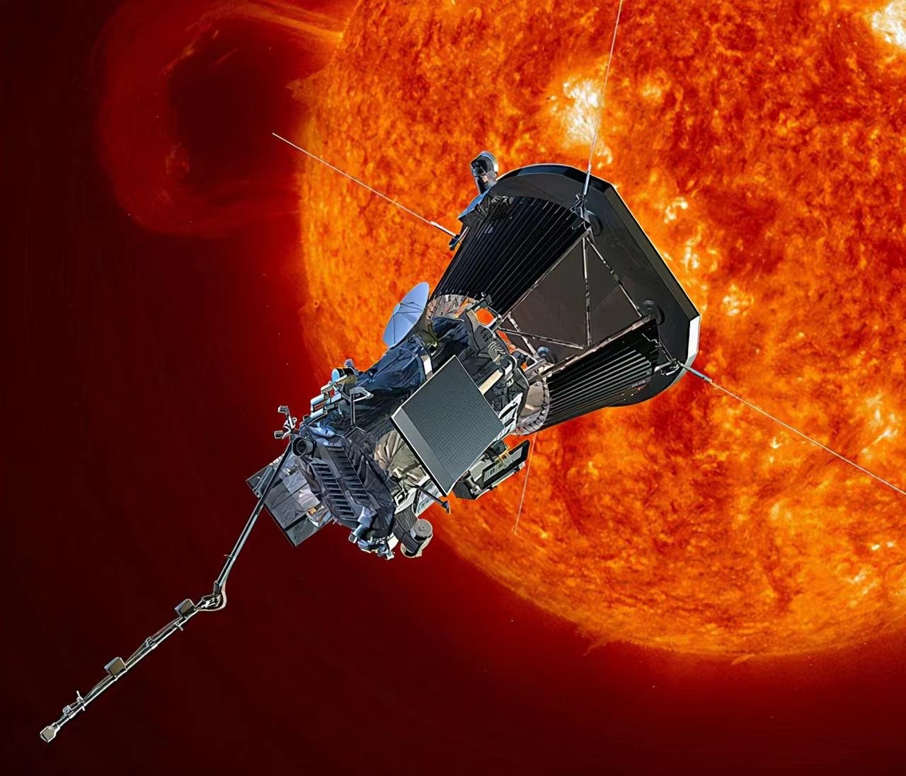 150 million kilometers away from the earth, the probe found an ...