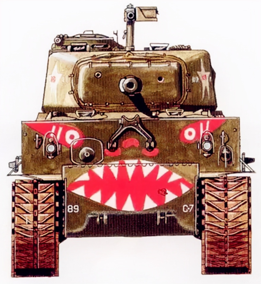 Tiger face tanks on the Korean battlefield-Xiafei, Sherman, Pershing ...