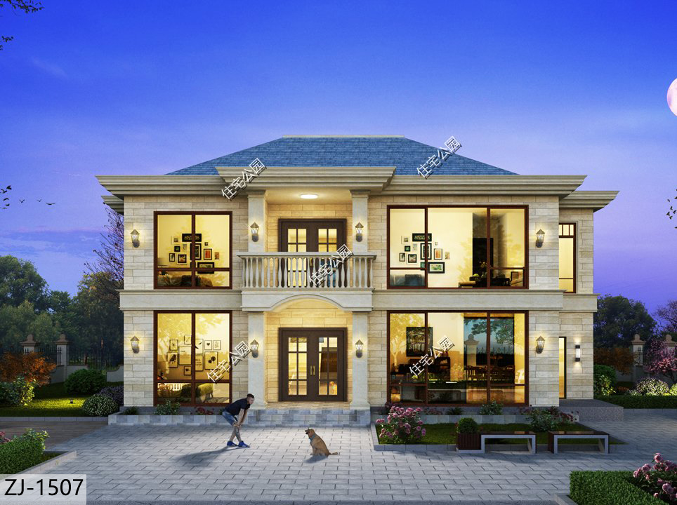 It's better to build houses on land in rural areas, or European style ...