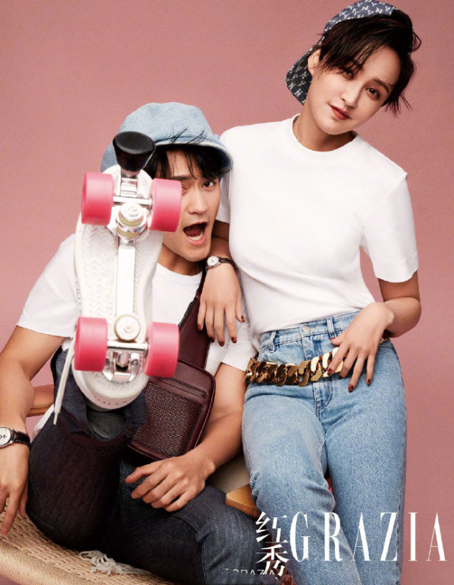 Yuan Hong and Zhang Xinyi combined to shoot the cover blockbuster, the intimate interaction is ...