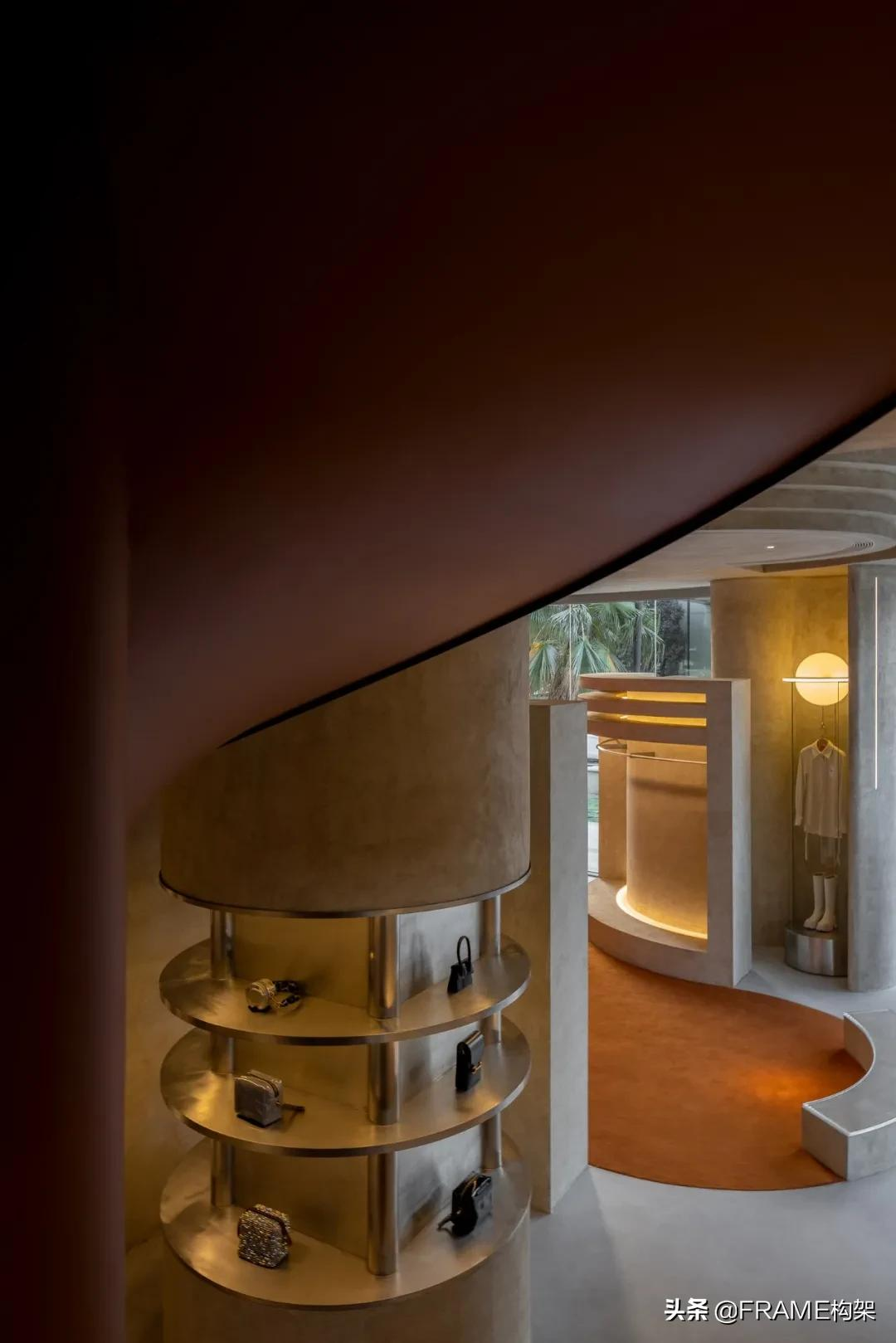 The retro-futuristic buyer shop AUDREY, the space design expresses the ...