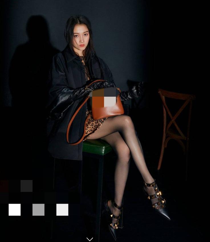 Guan Xiaotong wears a leopard print to make a blockbuster with her ...