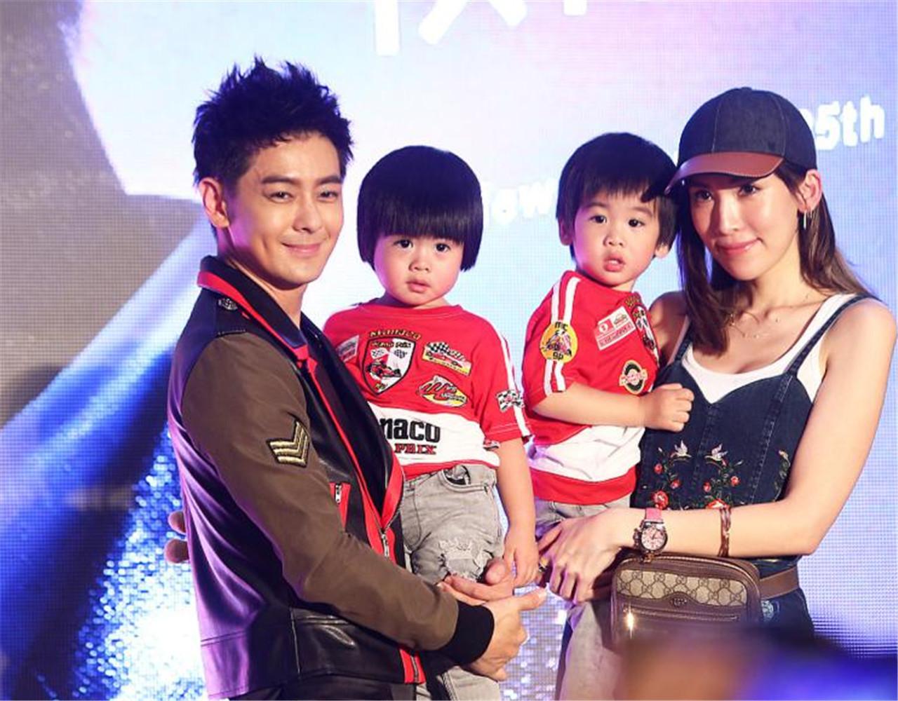 Lin Zhiying's 12-year-old elder son, who is nearly as tall as his ...