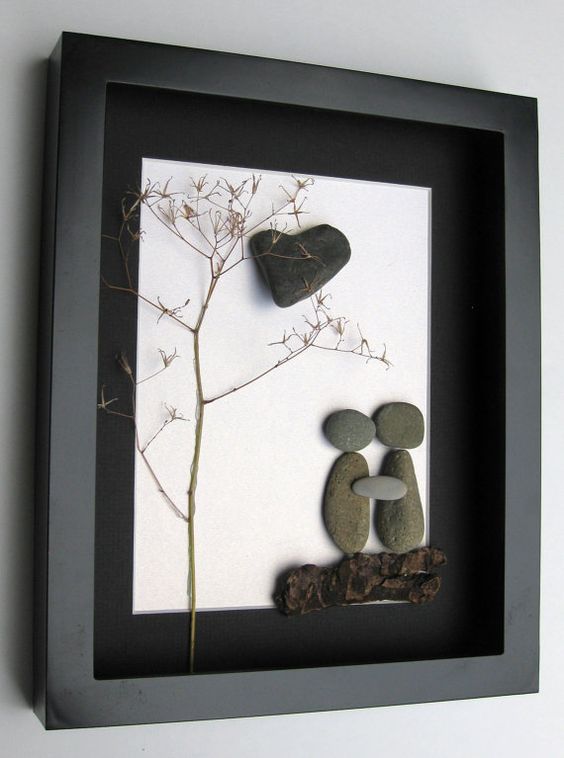 23 DIY stone craft creative paintings, art and warmth - iNEWS