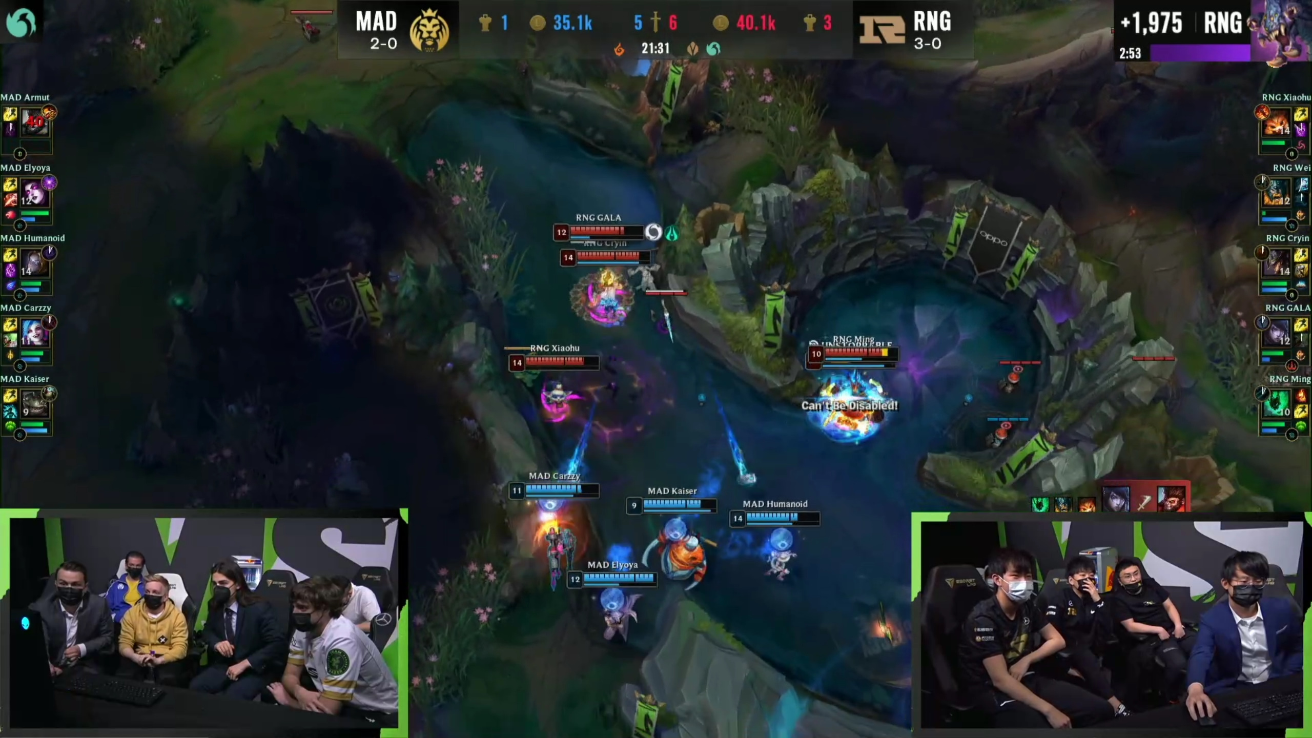 MSI又是2-0的一天！RNG擊敗歐洲雄獅MAD，12連勝霸氣領跑小組賽 - 頭條匯