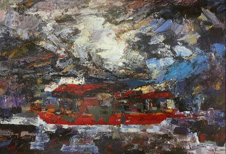 Chen Biao: The "Red Boat" in Art Classics - iNEWS