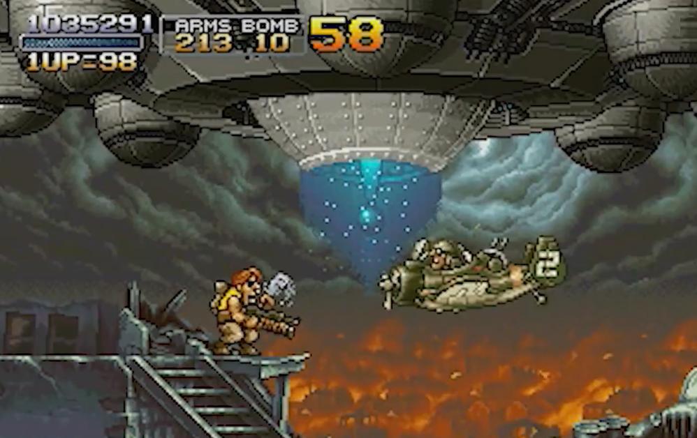 The classic easter eggs in the Metal Slug come from movies and world ...