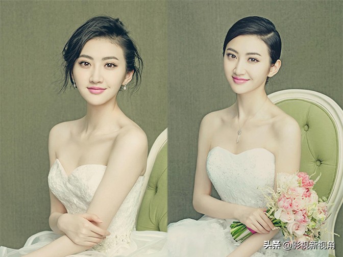 Jing Tian's early wedding photo shoot went viral, and she wore a white ...