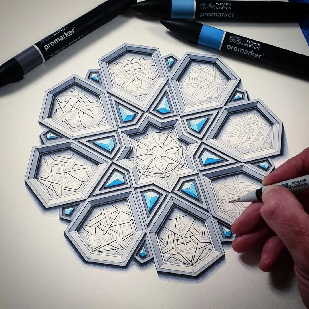 Can painting like this cure depression?These super awesome ...