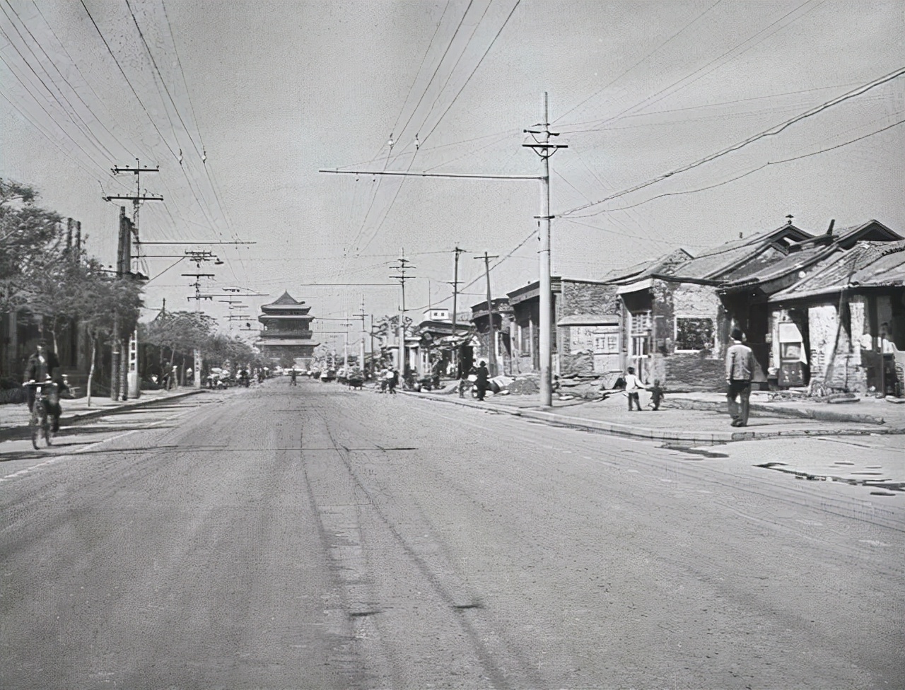 Old photos of Beijing in 1961: original old street scenes, old alleys ...