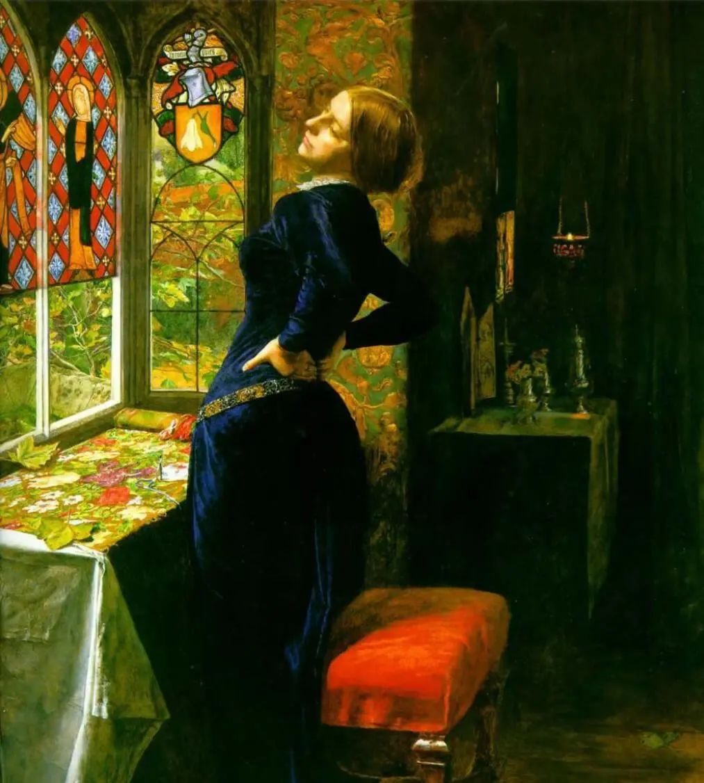 "Ophelia" John Everett Millay, a tragic woman in a Shakespearean play ...