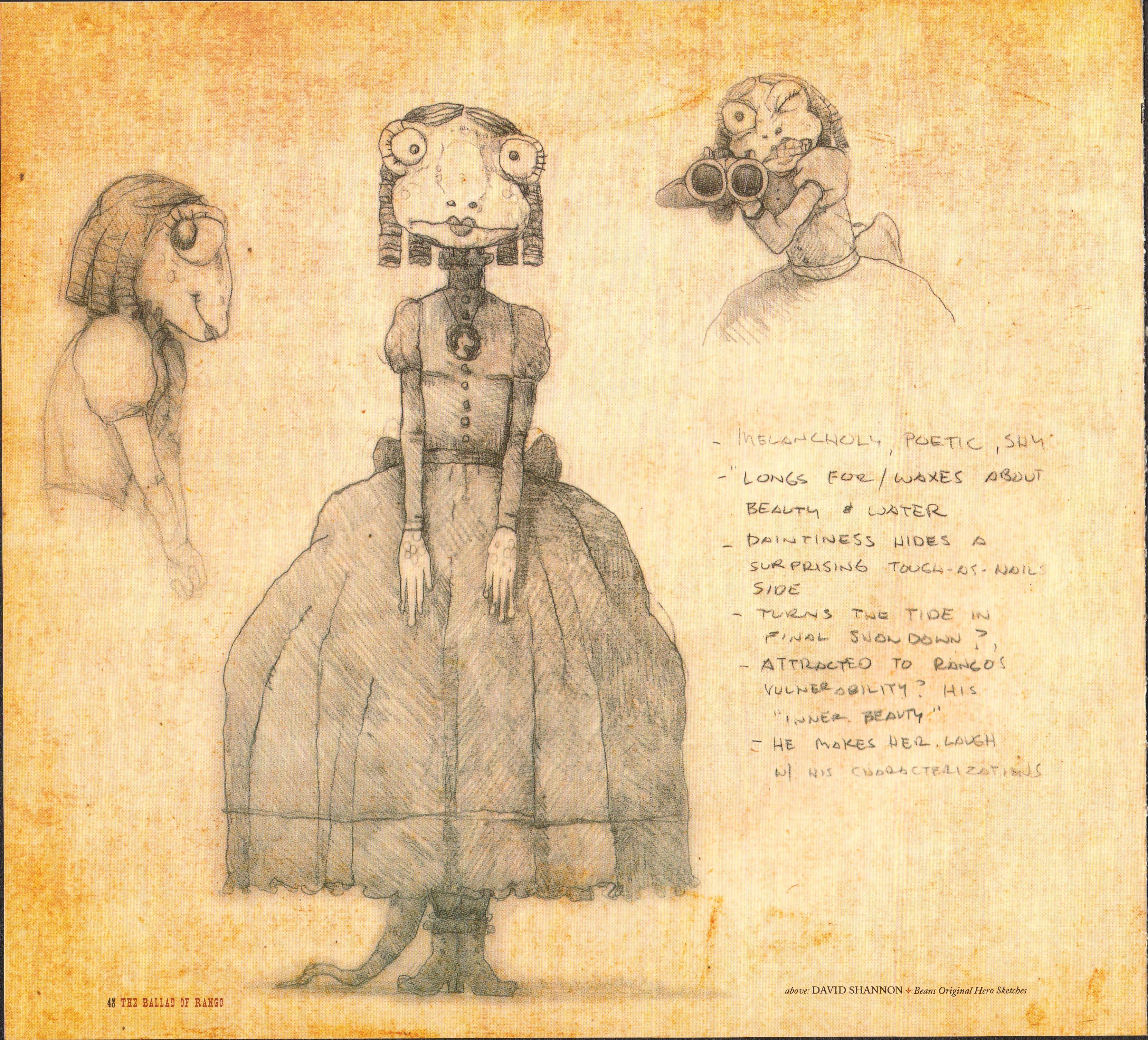 The production and character design of "Rango", one of the best ...