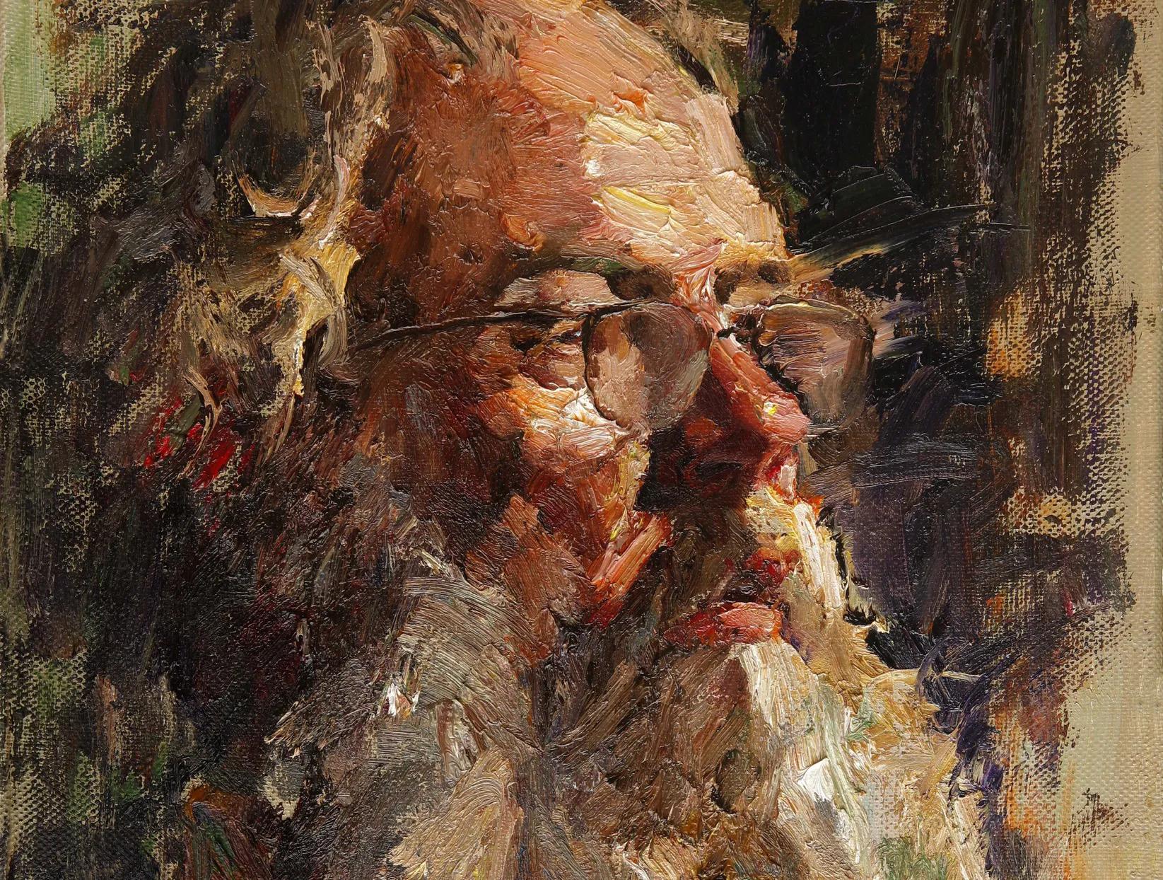 The oil painting "Neil Patterson" was born - iMedia