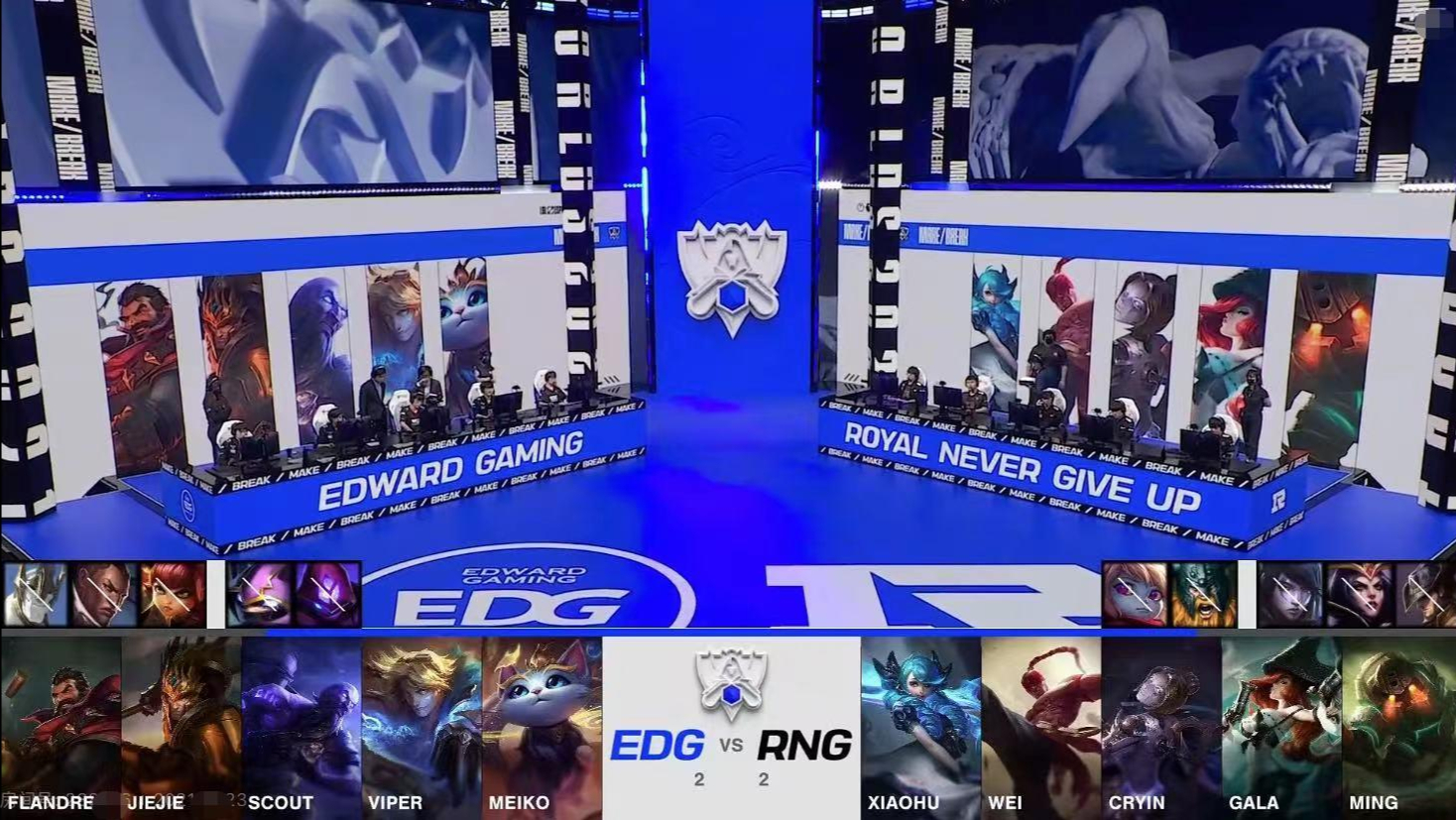 EDG晉級四強創紀錄！RNG鏖戰五局八強回家，狂打信號攔不住Gala送 - 頭條匯