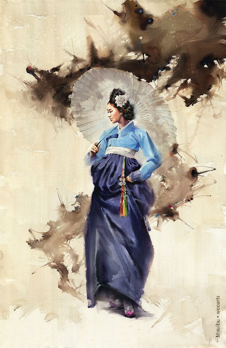 Stunning watercolors and oil paintings from Misulbu Gallery, South ...