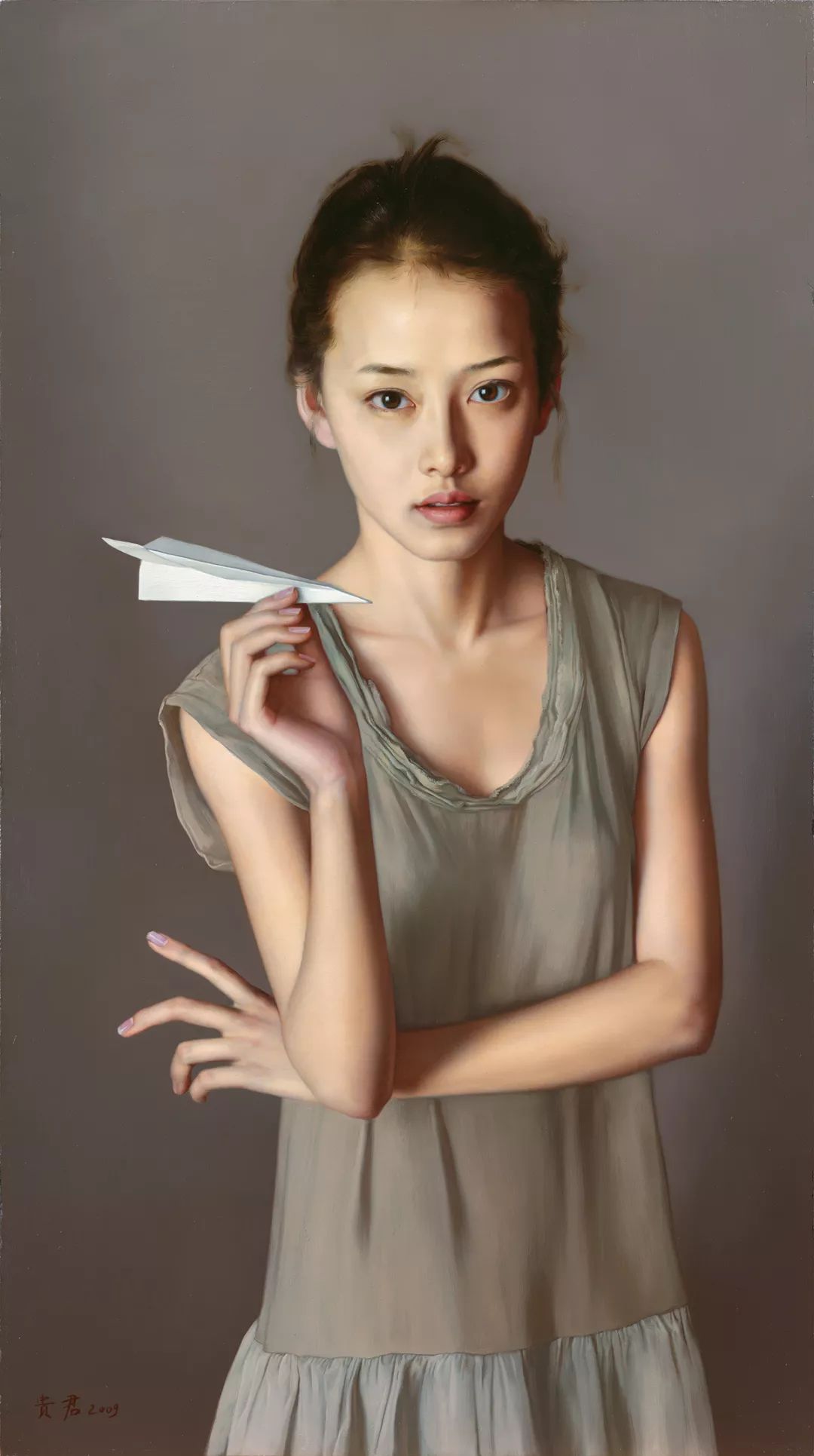 Realistic oil painting representative Li Guijun Character Oil Painting ...