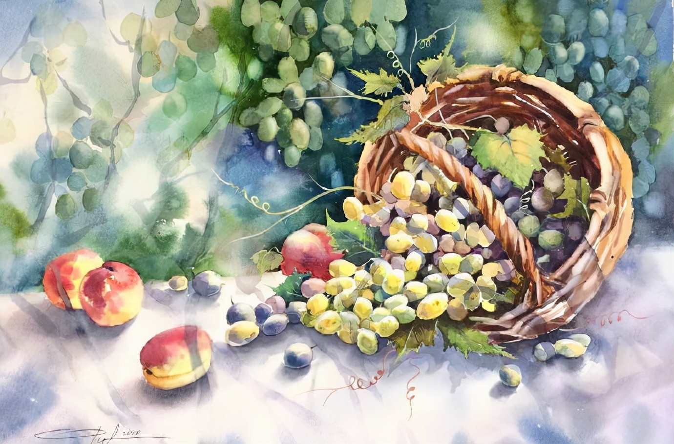 Watercolor painting by Belarusian painter Olga Novitskaya - iNEWS