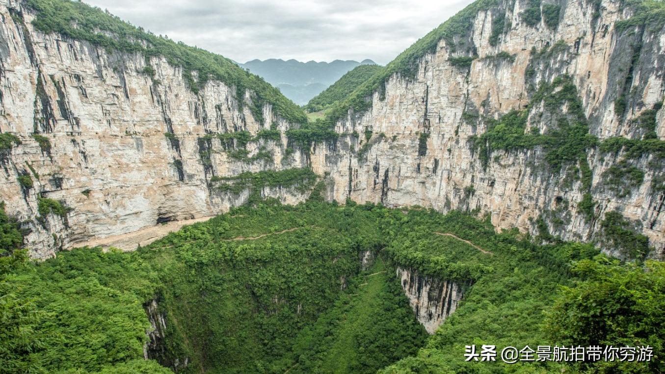 The top ten "most beautiful" magic tiankengs in the world are formed by ...