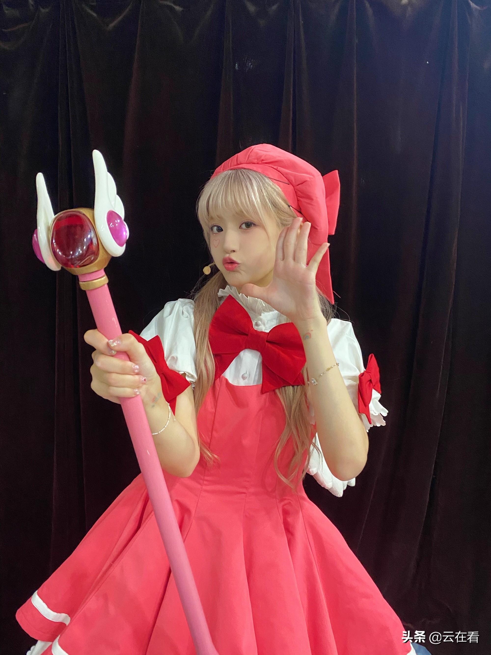 SNH48-Lin Shuqing COS Variety Sakura is so beautiful, so cute - iMedia