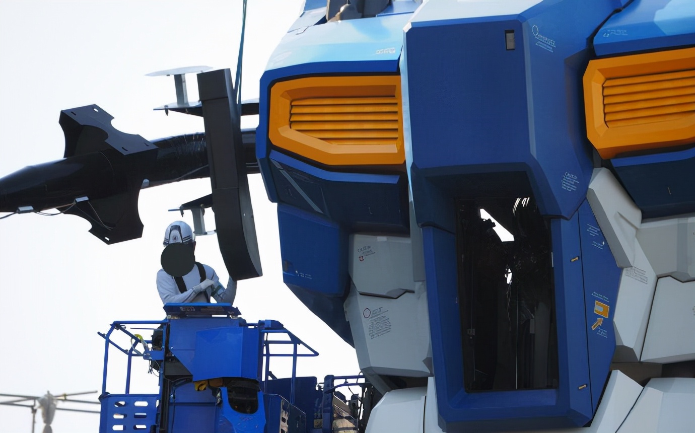 The progress of the Mobile Suit Bull Gundam Statue has been updated ...