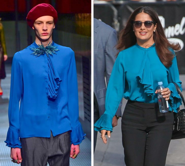 15 famous female celebrities wore high fashion redesigned and produced ...
