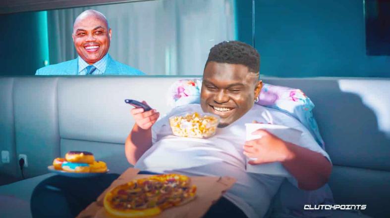 Zion is so fat that Barkley can't stand it: he is like a child I had ...
