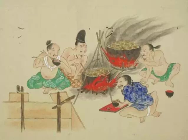 The picture scroll tells the story of Japanese samurai fighting with ...