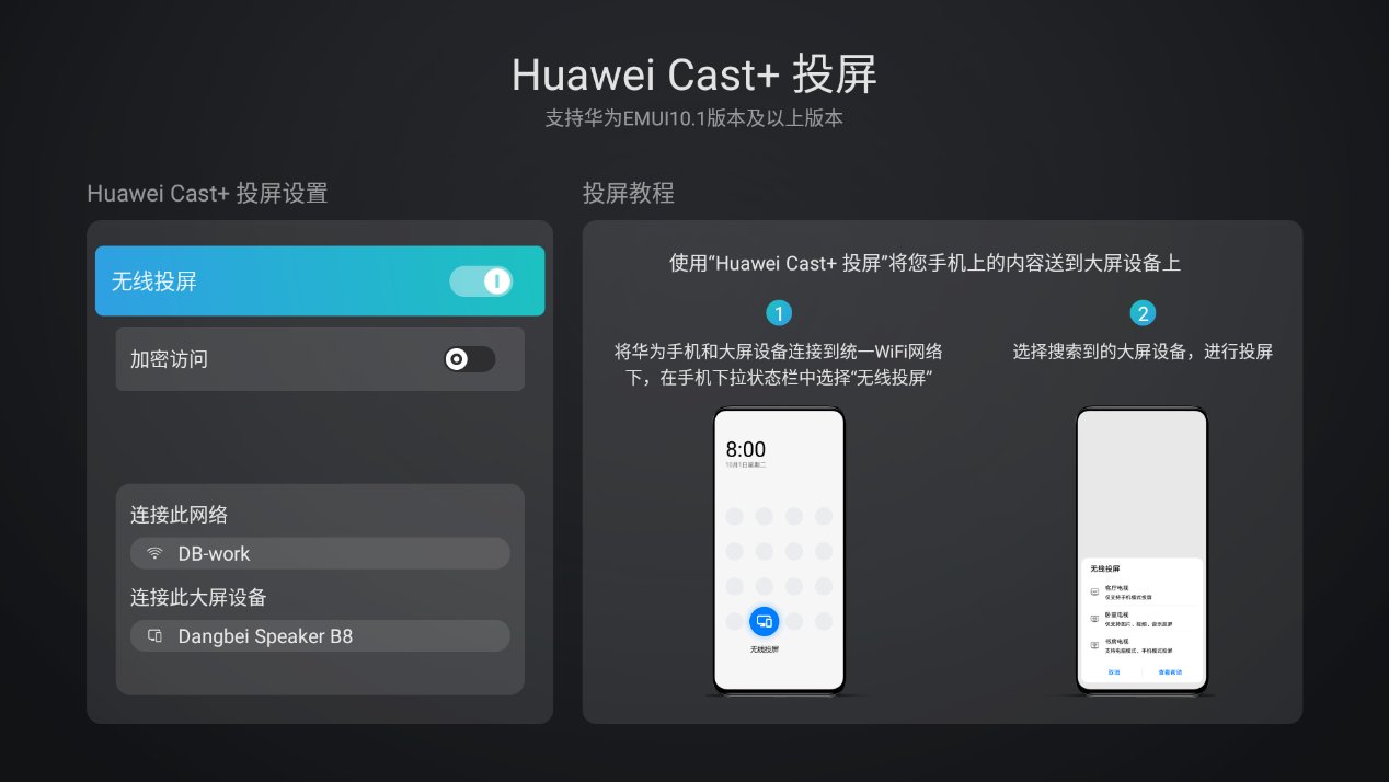 手機變大屏？當貝投影攜手華為Cast+推出增強投屏功能 - 頭條匯