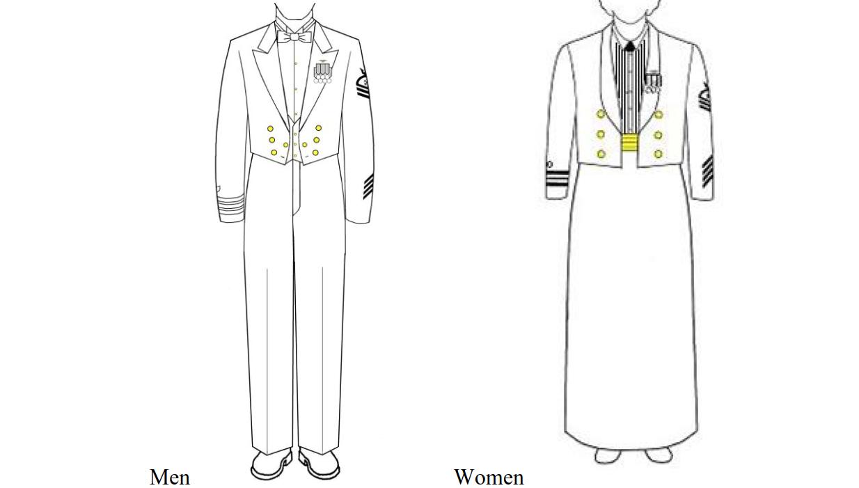 The uniform of the US Coast Guard soldier, the left arm is the rank and ...