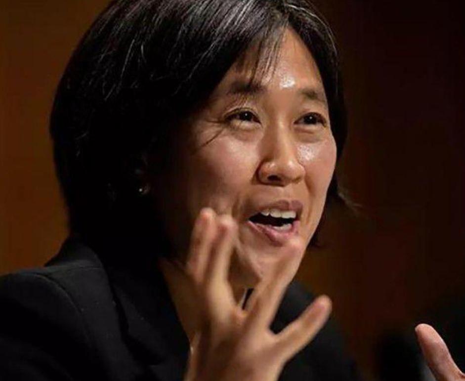 Dai Qi, a female politician of Chinese descent, with a Chinese face ...