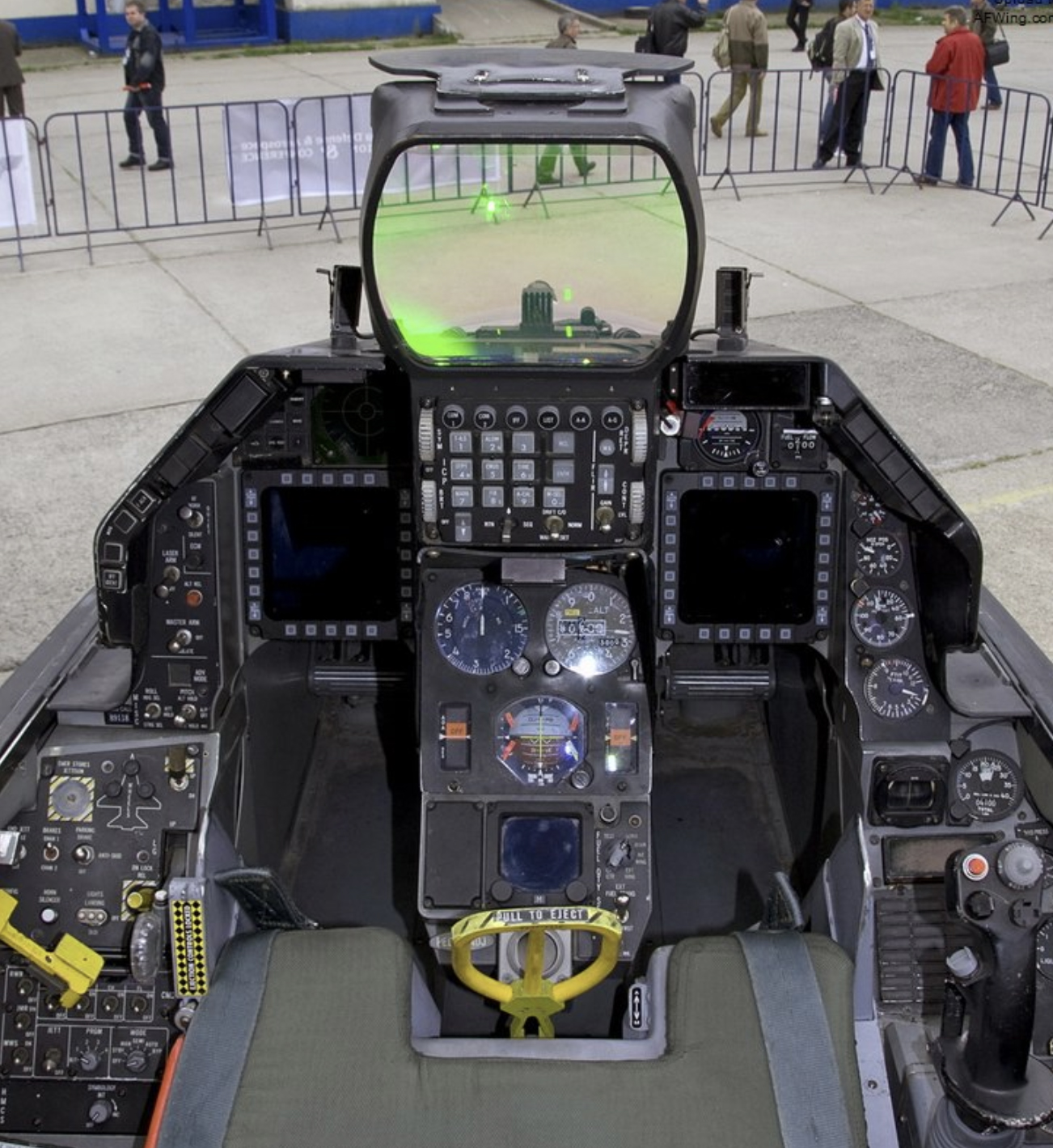 The evolutionary history of the F-16 fighter cockpit, from instrument ...
