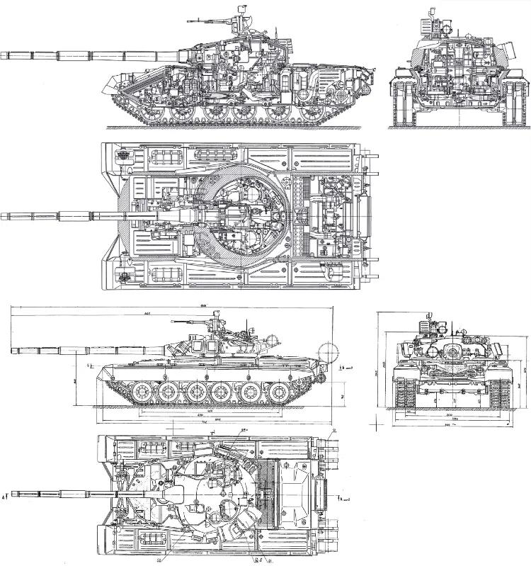 Looking back at the T-80 and M1 series tanks, only from the engineering ...