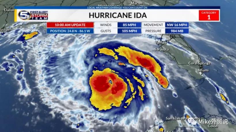 Hurricane "Ada" raided the United States: multiple shipwrecks, ports ...